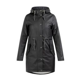 Albee Women Regenmantel in Schwarz | Gr.: M