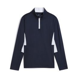 Puma Jacke "Boys Pure 2.0 &frac14; Zip" in Blau | Gr.: 176
