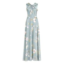 Vera Mont Abendkleid mit Blumenprint in Stone/Ros&eacute; | Gr.: 38