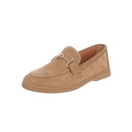 Ital-Design Halbschuh in Hellbraun | Gr.: 39
