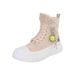 Ital-Design Freizeitschuh in Beige und Leo | Gr.: 41