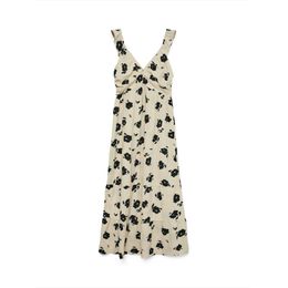 V&eacute;ro Moda Vero Moda Kleid 'VMDICTHE' Damen Gr&ouml;&szlig;e 36 kitt / taubenblau / schwarz Sommerkleid