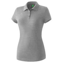 Erima Damen Teamsport Poloshirt in grau melange | Gr.: 40