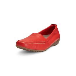 vitaform Hirschleder Mokassins in rot | Gr.: 38