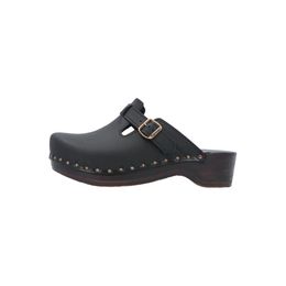Berkemann Clogs Riemen-Toeffler in Schwarz | Gr.: 43 1/3