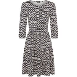 Laura Scott Jerseykleid in blau-gemustert | Gr.: 36