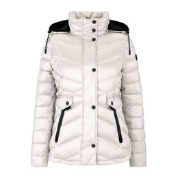 Gil Bret Steppjacke mit abnehmbarer Kapuze in Grau Beige | Gr.: 38