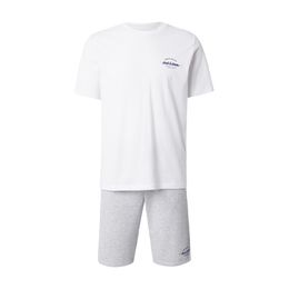 Jack & Jones Jogginganzug 'JJBRANDON' Herren Gr&ouml;&szlig;e XXL blau / graumeliert / schwarz / wei&szlig;