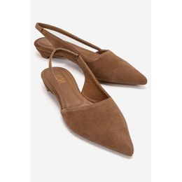 Berlina Leder-Slingback-Pumps