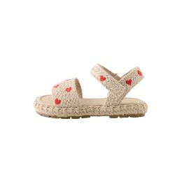 next Sandale M&auml;dchen Gr&ouml;&szlig;e 24 beige / blutrot