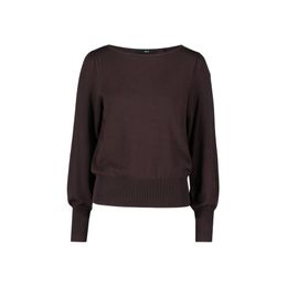 Zero Feinstrickpullover langarm in Chocolate Plum | Gr.: 40
