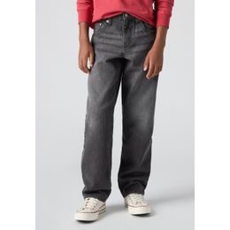 LEVI'S KIDS Jungen Stretch-Jeans "LVB STAY LOOSE TAPER JEANS", grau, Gr. 8, Denim/Jeans, Obermaterial: 99% Baumwolle, 1% Elasthan, Jeans, for BOYS