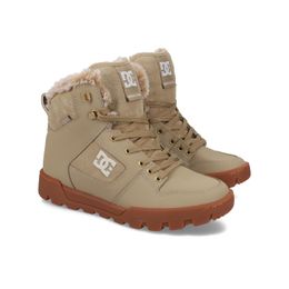 DC Shoes Damen Schn&uuml;rboots "Manteca 4", Gr. 8,5, beige, Obermaterial:96.97% Leder, 2.16% Synthetikmaterial, 0.87% Textil., Schuhe