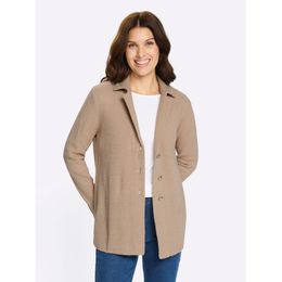 Sieh an! Strickjacke in beige | Gr.: 42