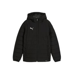 Puma Sportjacke 'TeamAdditions' Jungen Gr&ouml;&szlig;e 164 schwarz / wei&szlig;