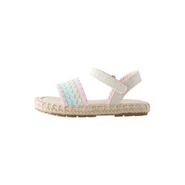 next Sandale M&auml;dchen Gr&ouml;&szlig;e 21.5 beige / pastellgr&uuml;n / rosa