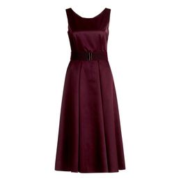 Vera Mont Cocktailkleid mit G&uuml;rtel in Strong Aubergine | Gr.: 36