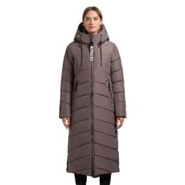 Khujo Damen Steppmantel "STAMA", braun, Gr. S, unifarben, Web, Obermaterial: 100% Polyester. Futter: 100% Nylon. Wattierung: 100% Polyester, M&auml;ntel,