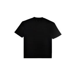 PAS DE MONACO Herren T-Shirt "Pas De Monaco BRODERIE T-SHIRT", schwarz, Gr. S, bedruckt, 70% Polyester, 30% Baumwolle, Shirts