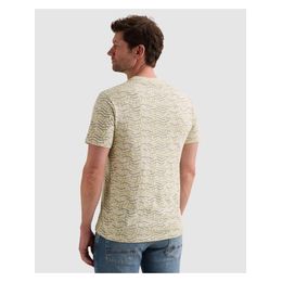 PME-Legend PME LEGEND Herren Kurzarmshirt "T-shirt RH slub jersey alloverprint"bone wei&szlig;, Gr. L, gemustert, Jersey, Obermaterial: 100% Baumwolle, Shirts,