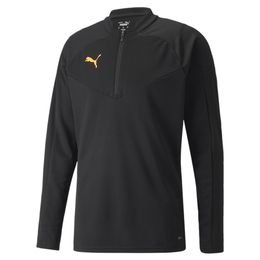 Puma Sportsweatshirt 'IndividualFINAL' Herren Gr&ouml;&szlig;e XS gelb / schwarz