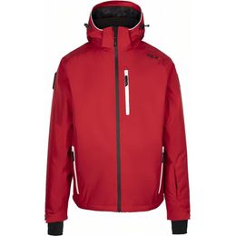 DLX Regenjacke "Graham Ski Jacket" in Rot | Gr.: S