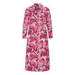 GOLDNER Damen Sommerkleid "Druckkleid mit floralem Muster", pink, Gr. 42, Obermaterial: 100% Viskose CV., Kleider, Taschen in der Seiennaht