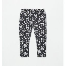 IDO M&auml;dchen Leggings "BABY GIRL TROUSERS", schwarz, Gr. 122, 95% Baumwolle, 5% Elasthan, Hosen