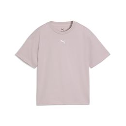 Puma M&auml;dchen T-Shirt "Essentials Boxy T-Shirt M&auml;dchen", rosa, Gr. 176, Obermaterial: 100% Baumwolle. Kragen: 30% Polyester, 70% Baumwolle, Shirts