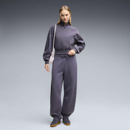 Puma Damen Sporthose "PumaTECH SENSE Barrel Jogginghose Damen"inky depths gray, Gr. M, unifarben, Obermaterial: 25% Modal, 50% Polyester, 9%