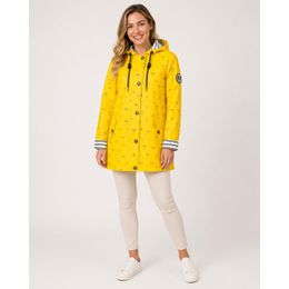 ANKERGLUT Damen Allwetterjacke "Friesennerz Ankerglutwolke II Regenmantel, Longjacket", gelb, Gr. 38, Obermaterial: 100% Polyurethan. Futter: 100%