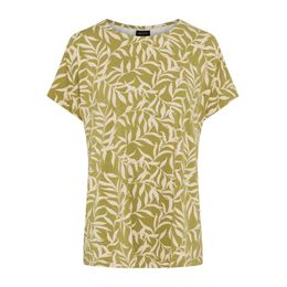 Laura Scott T-Shirt in gr&uuml;n-gemustert | Gr.: 48/50