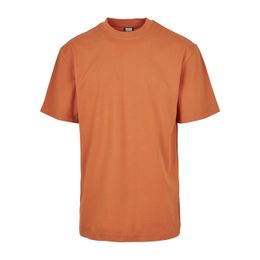 Urban Classics Herren T-Shirt "Urban Classics Herren Tall Tee", orange, Gr. L, unifarben, 100% Baumwolle, Shirts