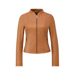 RICANO Damen Lederjacke "Lederjacke Aurore", braun, Gr. S, Obermaterial: 100% Lammnappaleder LANA. Futter: 100% Polyester PES., Jacken, Handgefertigt