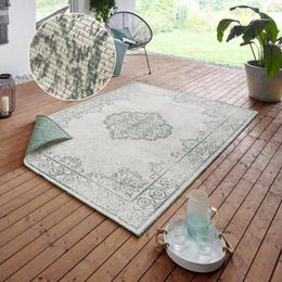 Teppich Hanse Home, B:80cm H:5mm L:150cm, beige, Polypropylen (PP), Wohnzimmer, Teppiche, "CEBU Wendeteppich", In-& Outdoor, Wetterfest, Balkon,