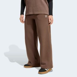Damen Sporthose "ESS WL PANT FL", braun, Gr. XL, adidas originals, Obermaterial: 80% Baumwolle, 20% Polyester, Hosen
