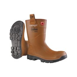 Dunlop Sicherheitsstiefel "Purofort RigPRO full safety", 48, braun, Schuhe