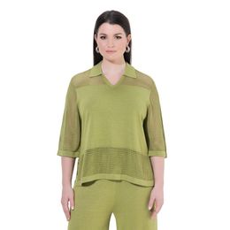 Ulla Popken Pullover in pistazie | Gr.: 62/64