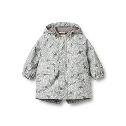 Wheat Kinder Outdoorjacke "Wheat Parka Alke", grau, Gr. 80, mehrfarbig, 100% Polyester, Jacken, reflektierend
