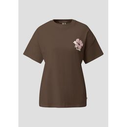 QS T-Shirt in 89D0_braun | Gr.: XS