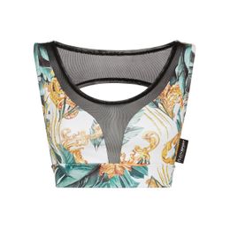 Plein Sport Damen Lauftop "Sport-BH", bunt, Gr. S, Obermaterial: 90% Polyester, 10% Elasthan, Tops