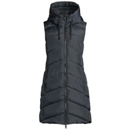 NEW VIEW Damen Steppweste "TM3", blau, Gr. XXL, uni, Obermaterial: 100% Polyester PES., Westen, mit weitenregulierbarer Kapuze