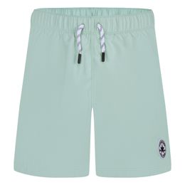Converse Jungen Badeshorts, gr&uuml;n, Gr. 128, Popeline, Obermaterial: 100% Polyester, Badehosen, schnelltrocknendes Material, leichtes Obermaterial aus