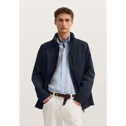Bugatti Herren Regenjacke "Regular Fit", schwarz, Gr. 50, unifarben, 100% Polyester, Jacken, wasserdicht winddicht atmungsaktiv RainSeries