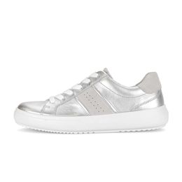 Gabor Damen Sneaker "Sneaker low", Gr. 41silber, Schuhe