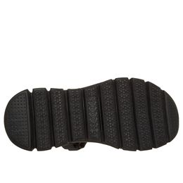 Skechers Herren Trekkingsandale "GLIDE STEP SANDAL - DOVAH", Gr. 42schwarz, Lederimitat, Textil, Schuhe, Outdoorsandale, Klettschuh, Sommerschuh mit