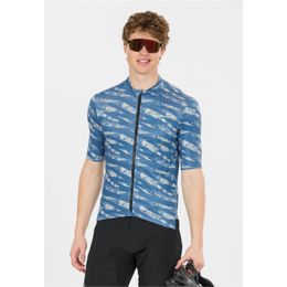 Endurance Herren Radtrikot "Yaris", blau, Gr. XL, mehrfarbig, 100% Polyester, Trikots, mit Quick Dry-Funktion