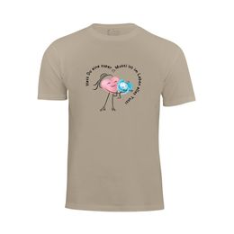 Cotton Prime T-Shirt Super Mutti in beige | Gr.: L