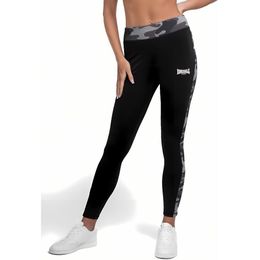 Lonsdale Leggings "Dorrery" in Schwarz | Gr.: S