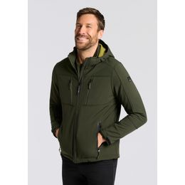 Killtec Herren Softshelljacke "KOW 79 MN SFTSHLL JCKT", gr&uuml;n, Gr. S, Softshell, Obermaterial: 92% Polyester, 8% Elasthan, Jacken, mit verstell- und